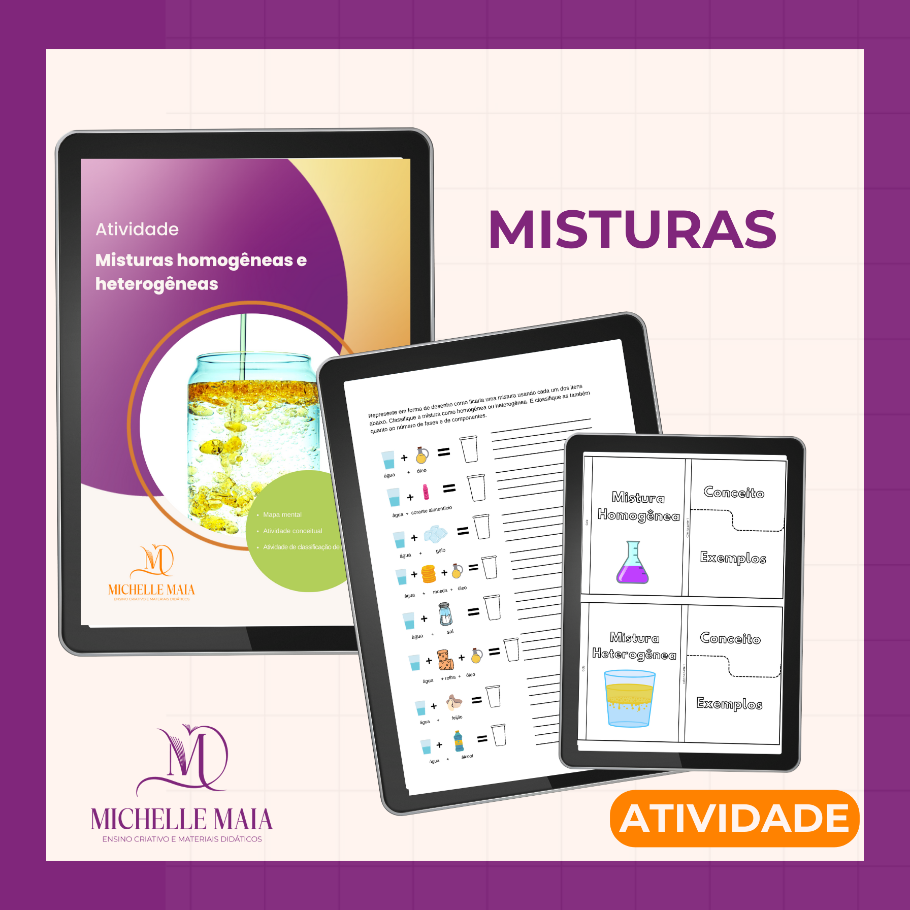 Atividade Sobre Misturas Homogêneas E Heterogêneas 6 Ano - BINKEDU